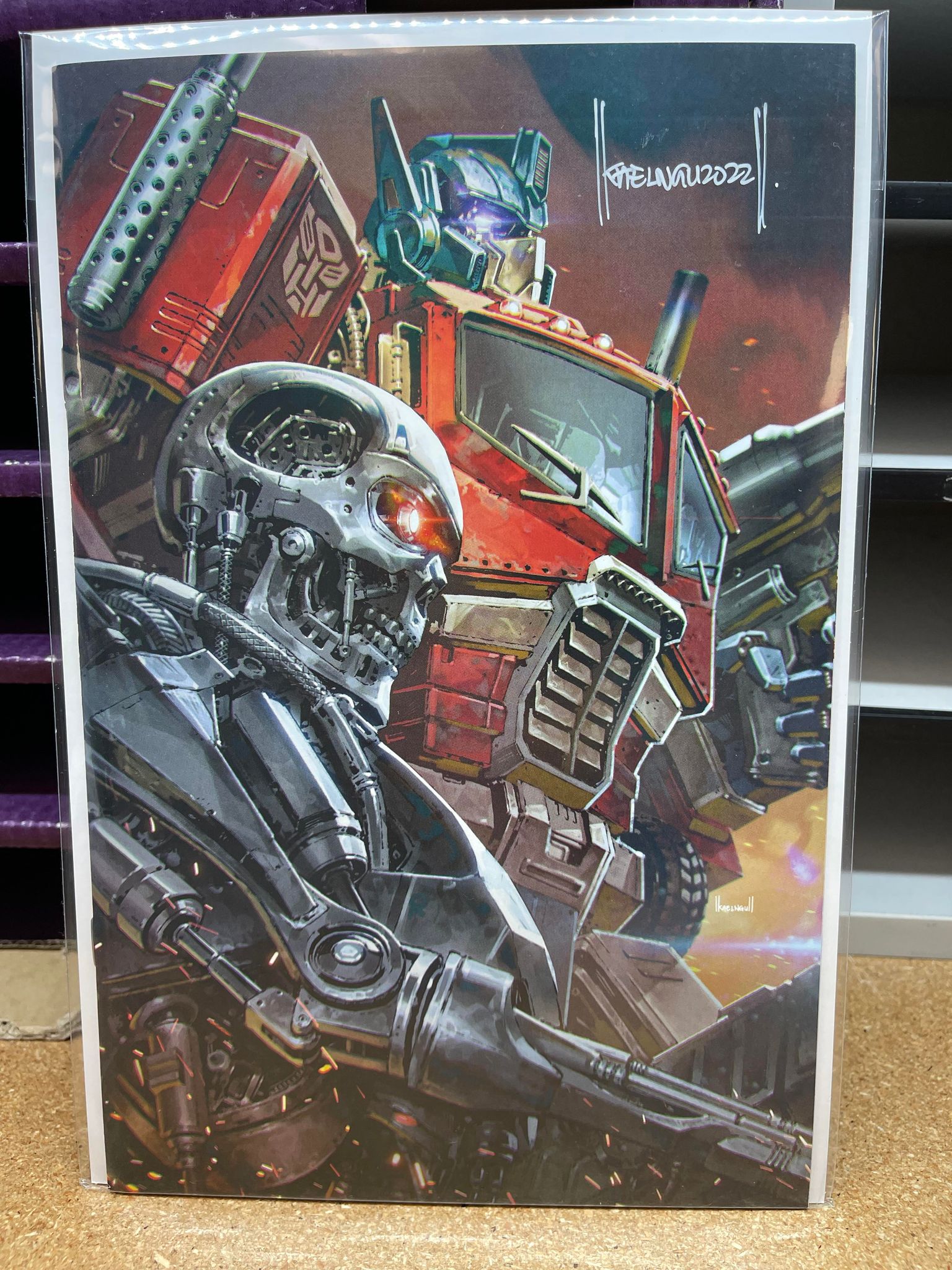 TRANSFORMERS VS TERMINATOR #1 KAEL NGU CONVENTION EXCLUSIVE OPTIONS (I