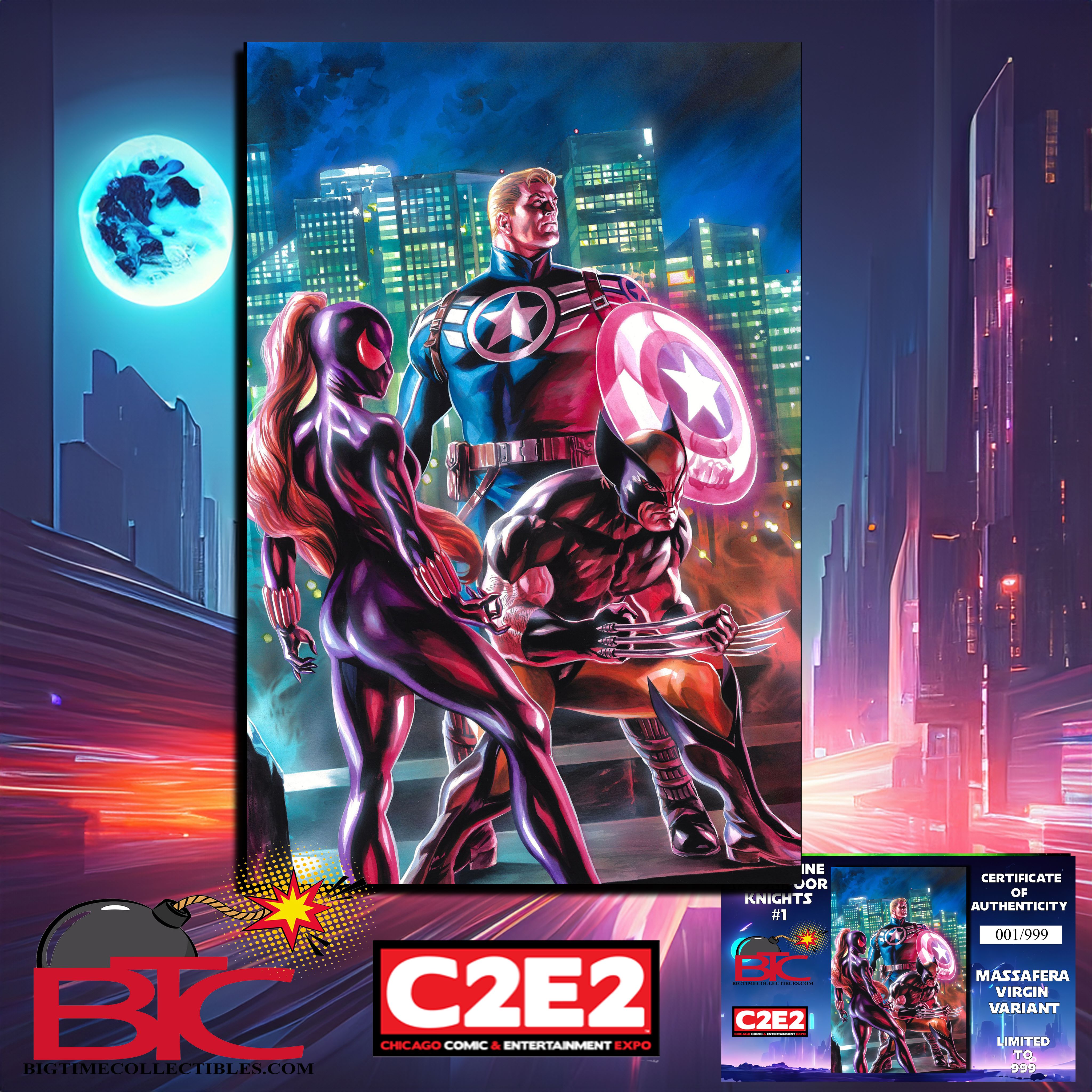 WOLVERINE MADRIPOOR KNIGHTS #1 FELIPE MASSAFERA C2E2 EXCLUSIVE VIRGIN