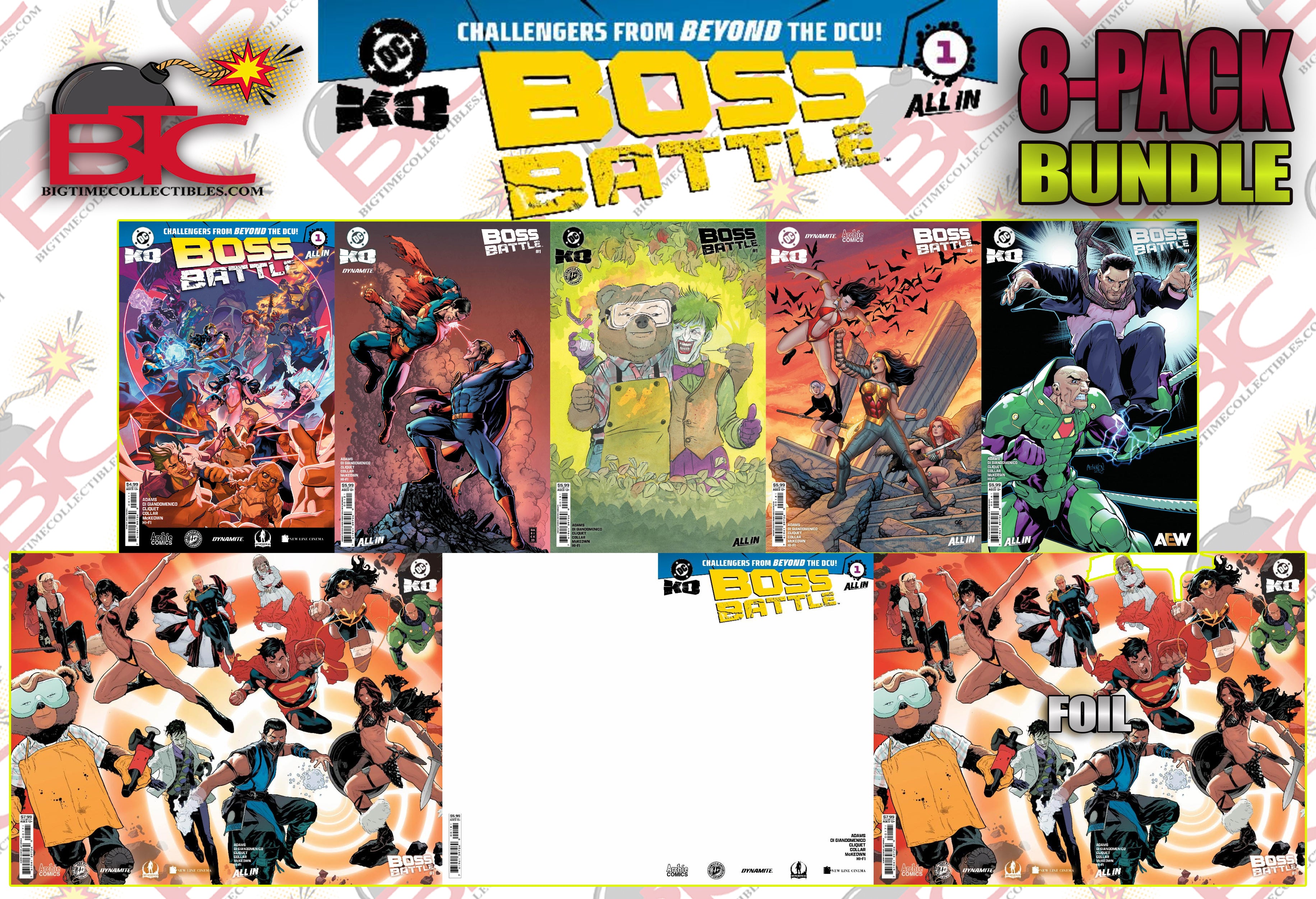 DC K.O. BOSS BATTLE #1 8-PACK BUNDLE -- [Expected In Stock Date : 02-0