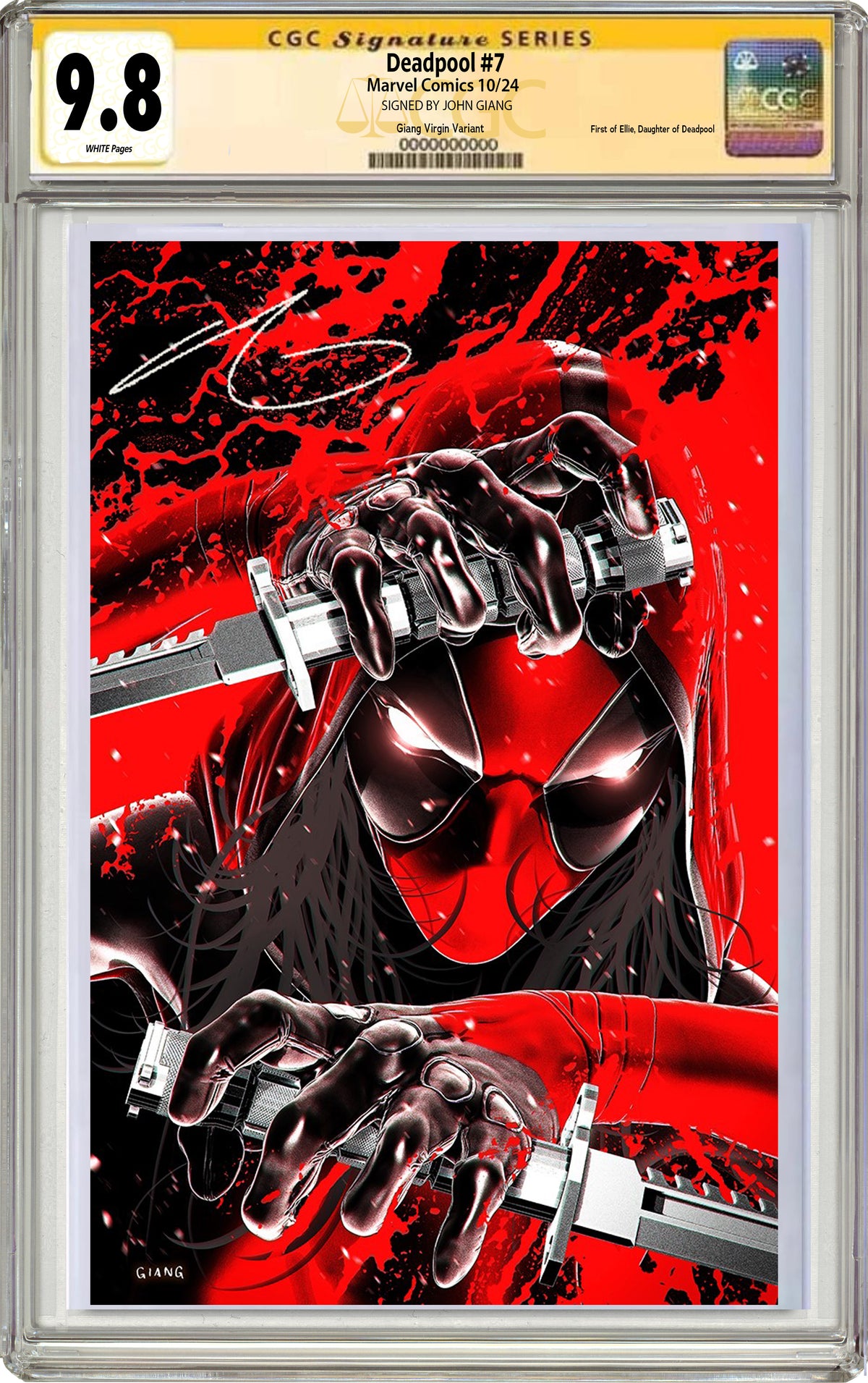 DEADPOOL #7 JOHN GIANG NEGATIVE BLEED EXCLUSIVE VARIANT (FEATURING ELL