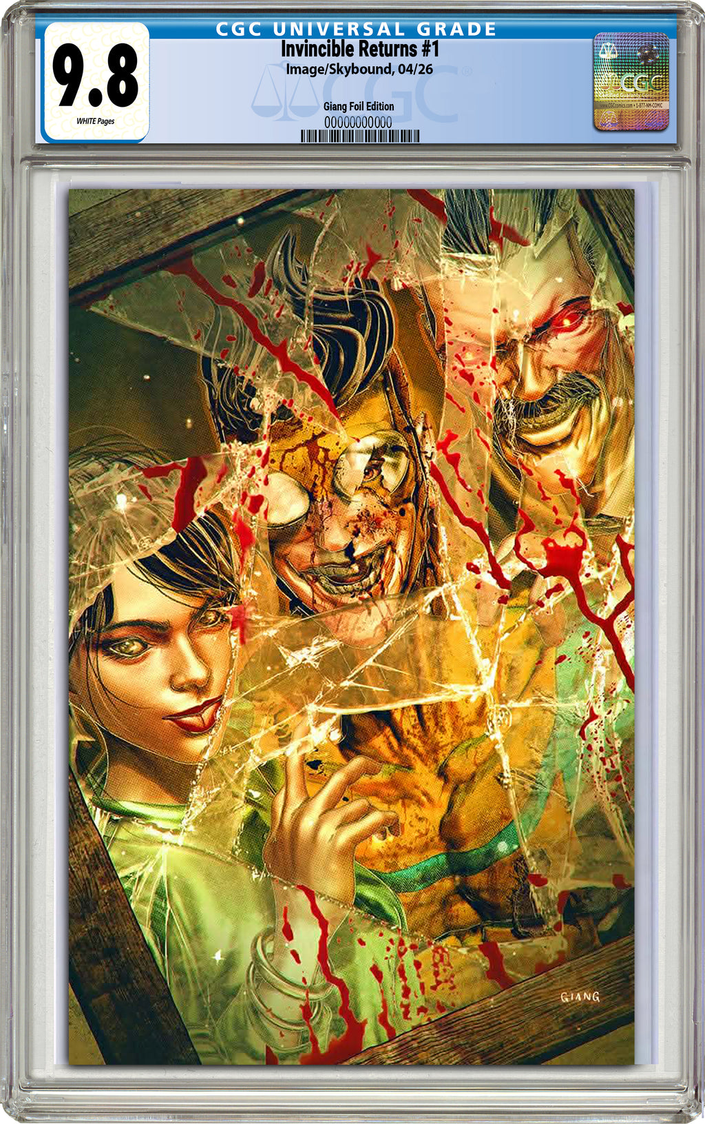 INVINCIBLE RETURNS FACSIMILE EDITION #1 JOHN GIANG C2E2 EXCLUSIVE FOIL