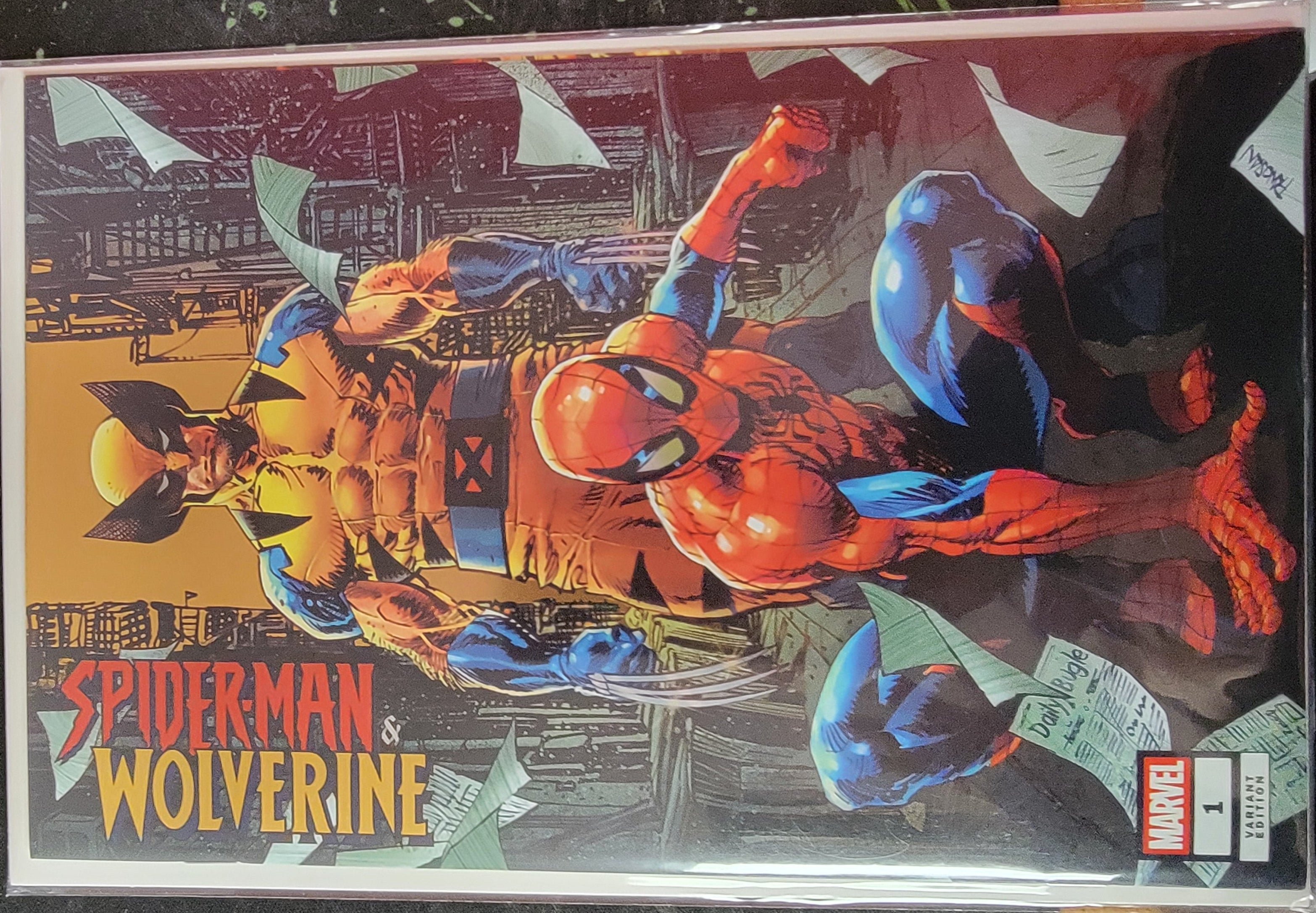 SPIDER-MAN & WOLVERINE #1 GOLD FOIL PANOSIAN (M99)