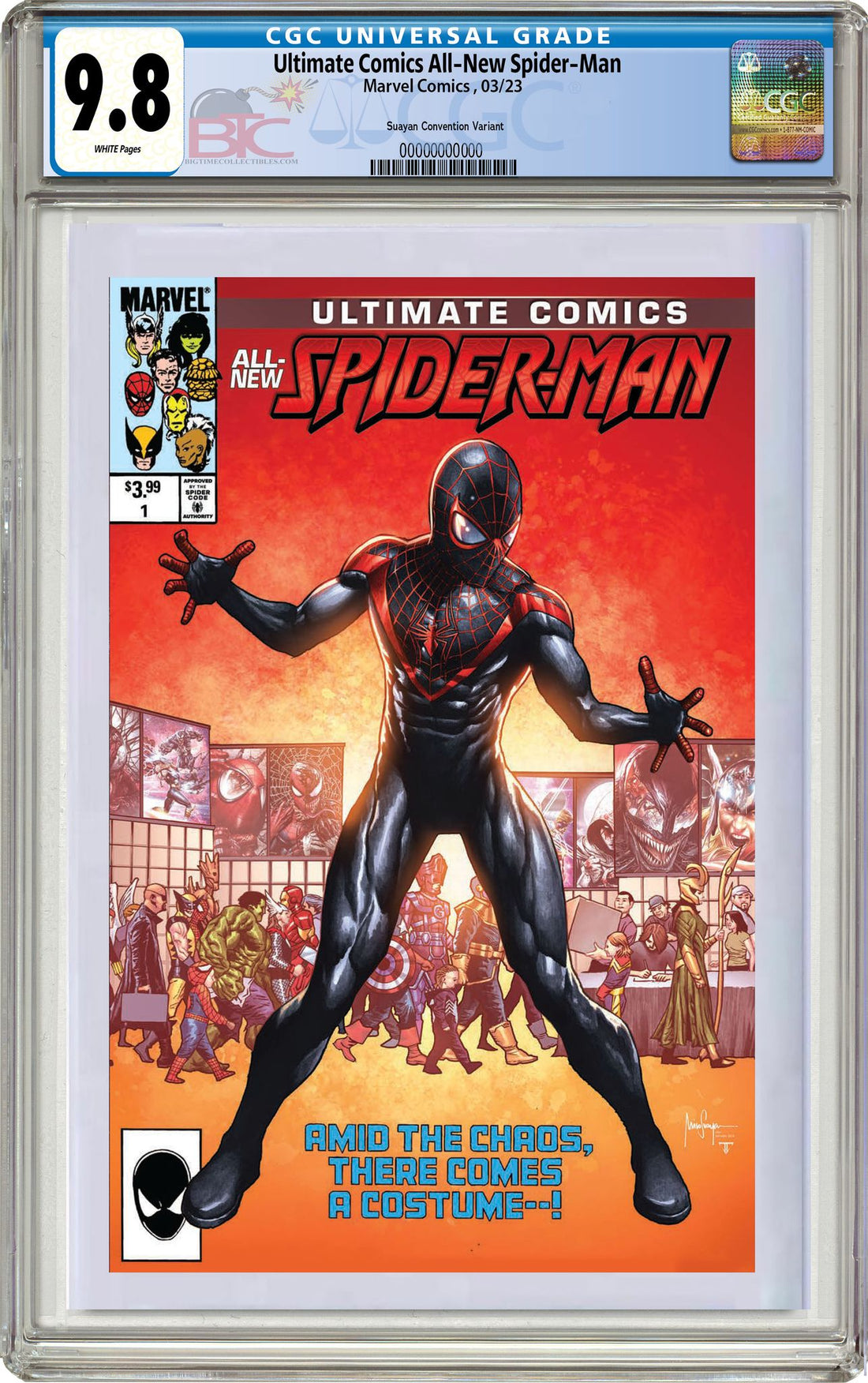 ULTIMATE COMICS SPIDER-MAN #1 MICO SUAYAN MEGACON EXCLUSIVE