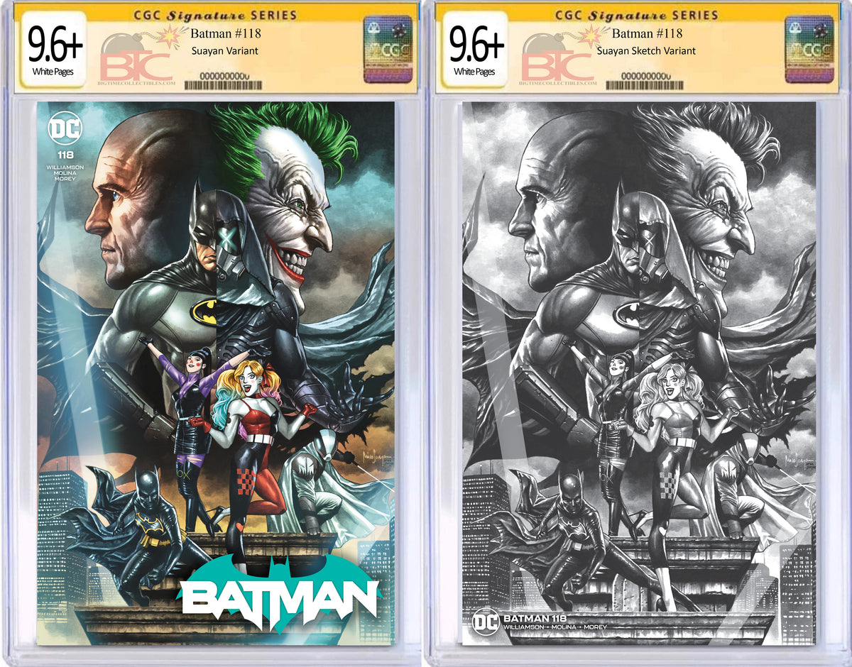 BATMAN #118 MICO SUAYAN EXCLUSIVE BIG TIME EDITION OPTIONS