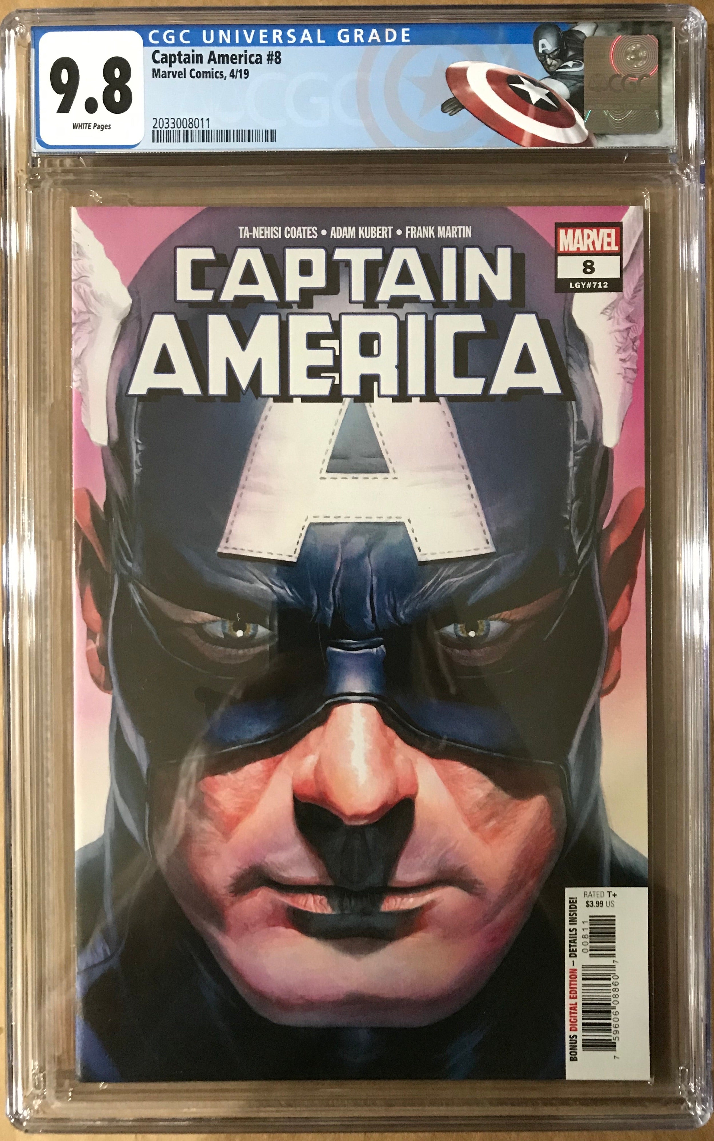 CAPTAIN AMERICA #8 CGC 9.8